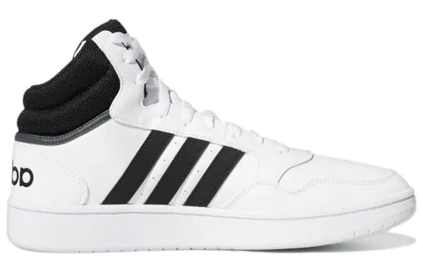 Adidas Hoops 3.0 Mid Classic Vintage Sneakers - White/black