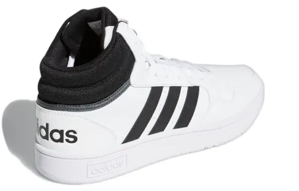 Adidas Hoops 3.0 Mid Classic Vintage Sneakers - White/black