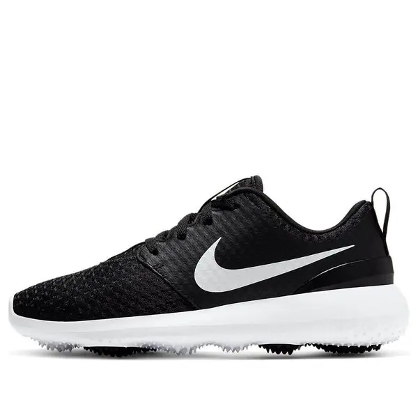 Nike Roshe Golf 'metallic White' Low Top Sneakers - Black