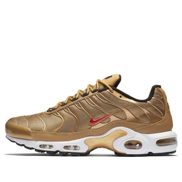 Nike Max Plus Qs Sneakers - Gold/red