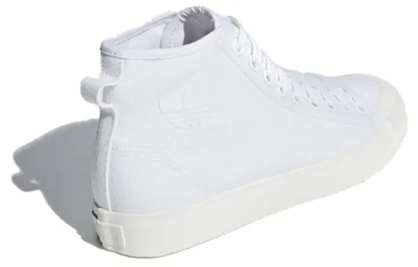 Adidas Nizza High Top Sneakers - White