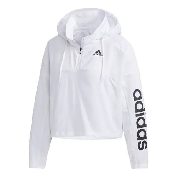 Adidas Track Jacket - White/black