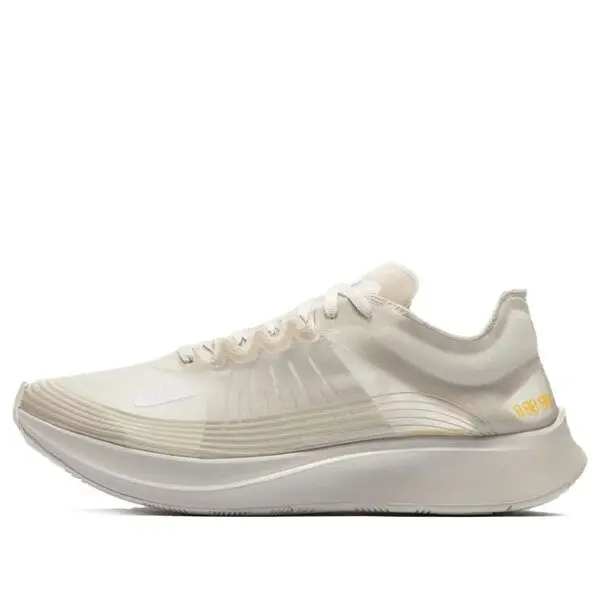 Nike Zoom Fly Sp "cream White" Low Top Sneakers - Light Bone/white