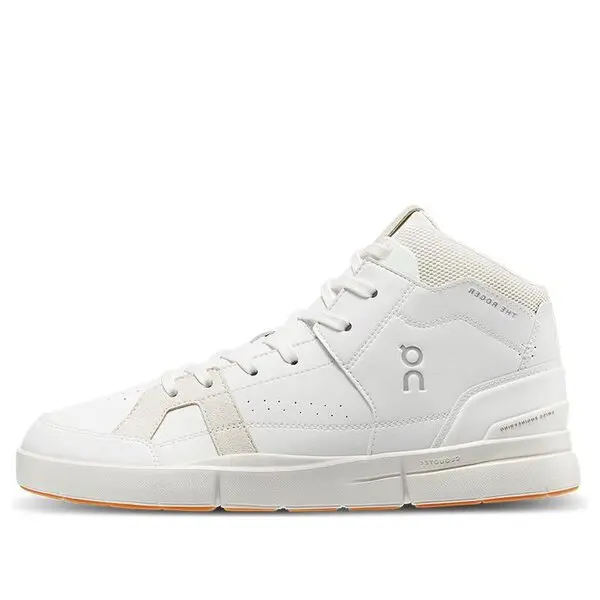 On The Roger Clubhouse Mid Sneakers - White/sand