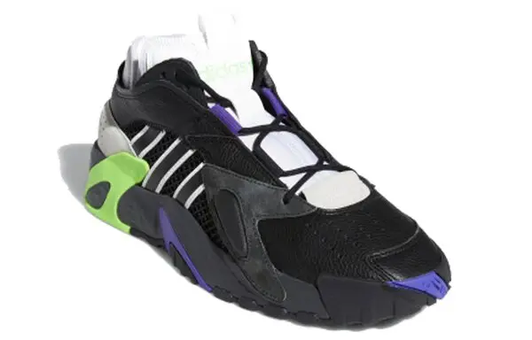 Adidas Streetball Sneakers - Black/green/white