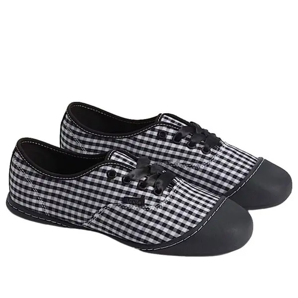 VANS Premium Authentic Prima Checkerboard Lace-up Sneakers