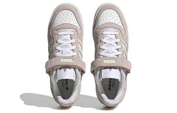 Adidas Originals Forum Low Top Sneakers - White/pink