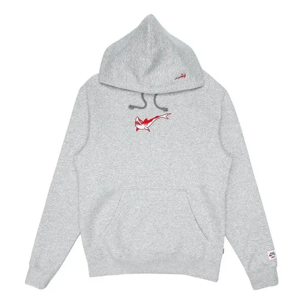 Nike Cartoon Graphic Hoodie - Grey Heather