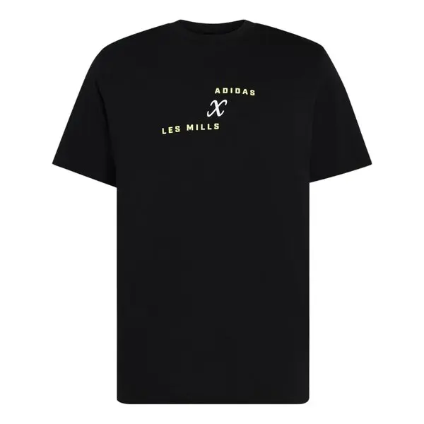 Adidas Les Mills One Tribe Graphic Short Sleeve T-shirt - Black