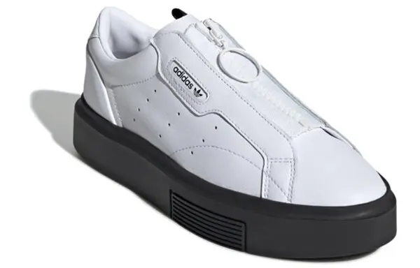 Adidas Sleek Super Zip Sneakers - Cloud White/core Black