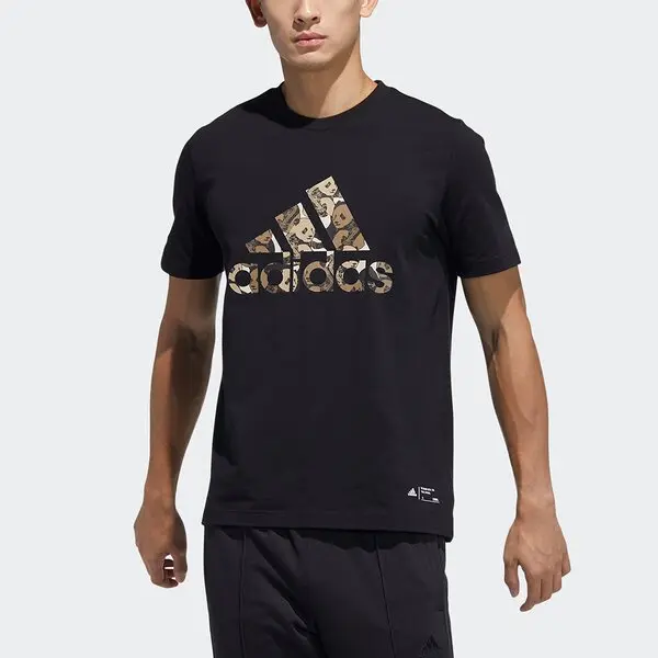 Adidas Panda Logo Short Sleeve T-shirt