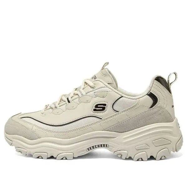 Sketchers D'lites 1.0 Athletic Sneakers - Beige/black