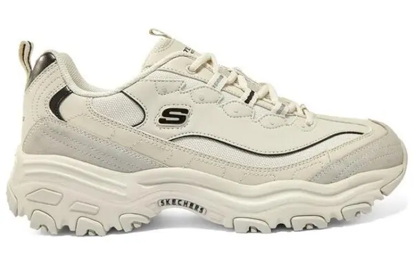 Sketchers D'lites 1.0 Athletic Sneakers - Beige/black