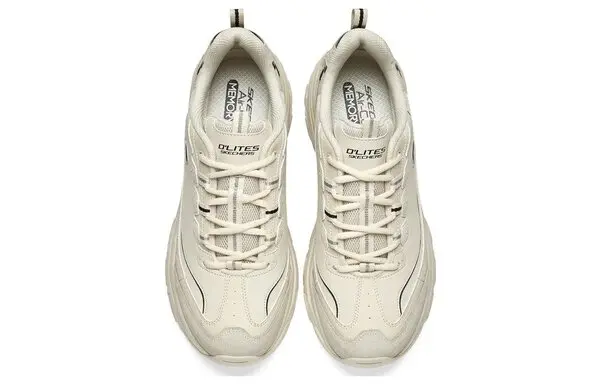 Sketchers D'lites 1.0 Athletic Sneakers - Beige/black