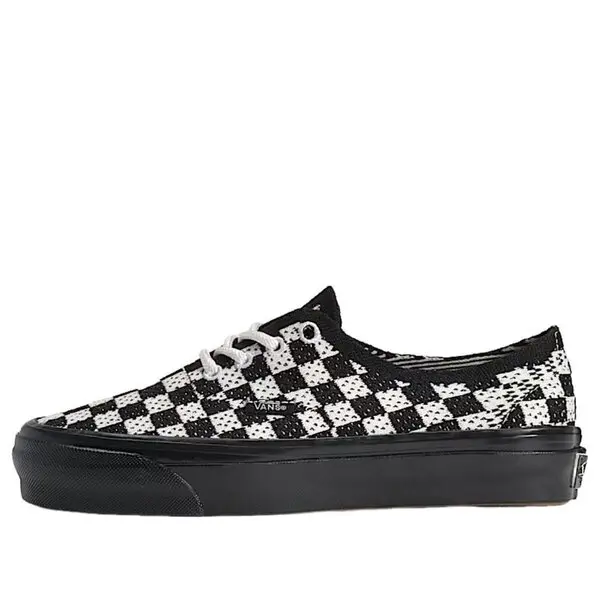 VANS Premium Authentic Checkerboard Sneakers - Black/marshmallow White