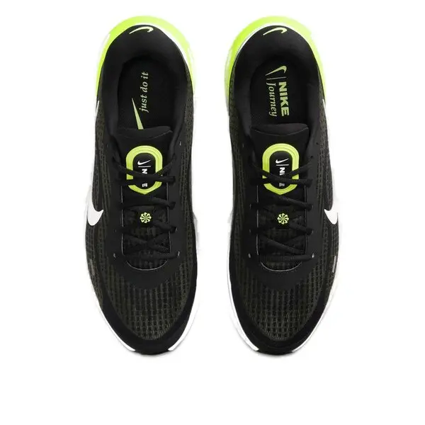 Nike Journey Run Athletic Sneakers - Black/volt/white