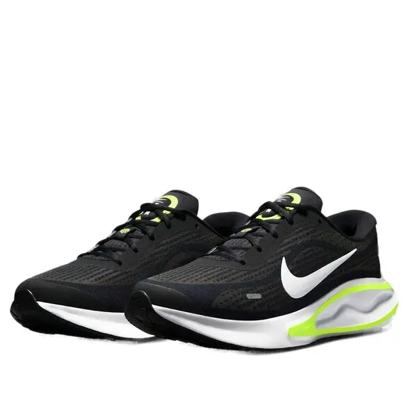 Nike Journey Run Athletic Sneakers - Black/volt/white