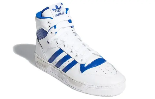 Adidas Rivalry High Top Sneakers - White/blue