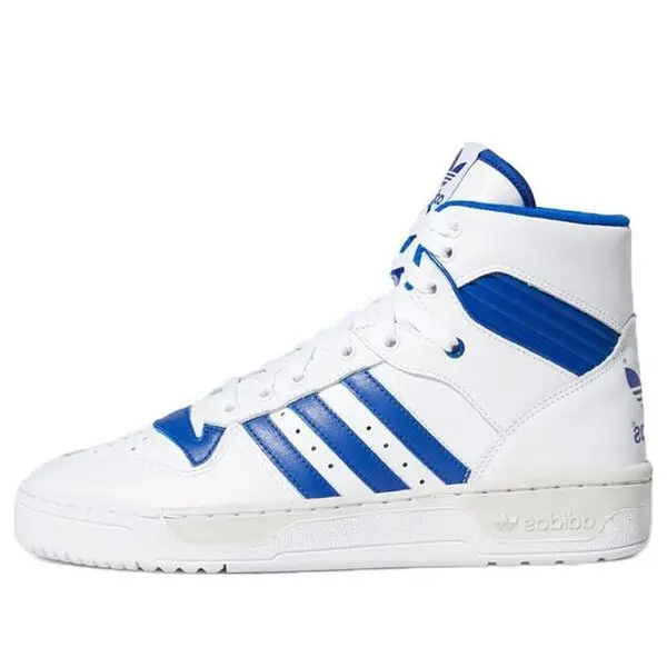 Adidas Rivalry High Top Sneakers - White/blue