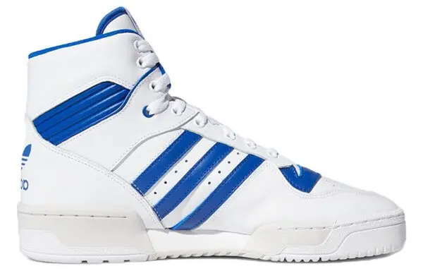 Adidas Rivalry High Top Sneakers - White/blue