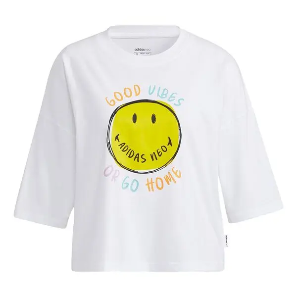 Adidas Neo Csmy Tee1 Sports Short Sleeve - White