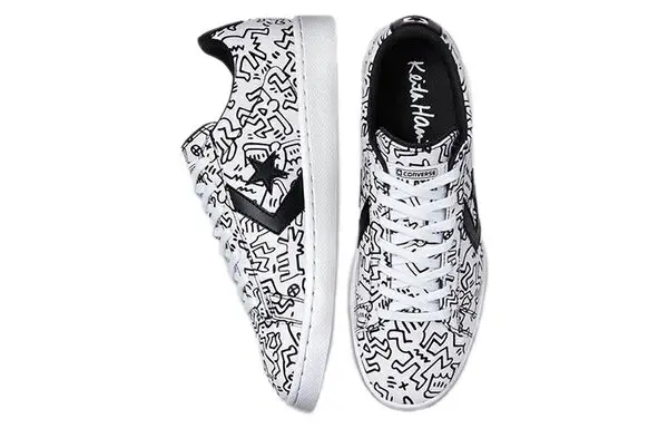 CONVERSE Keith Haring X Pro Leather Sneakers