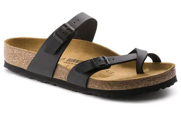 BIRKENSTOCK Mayari Birko-flor Sandals - Black