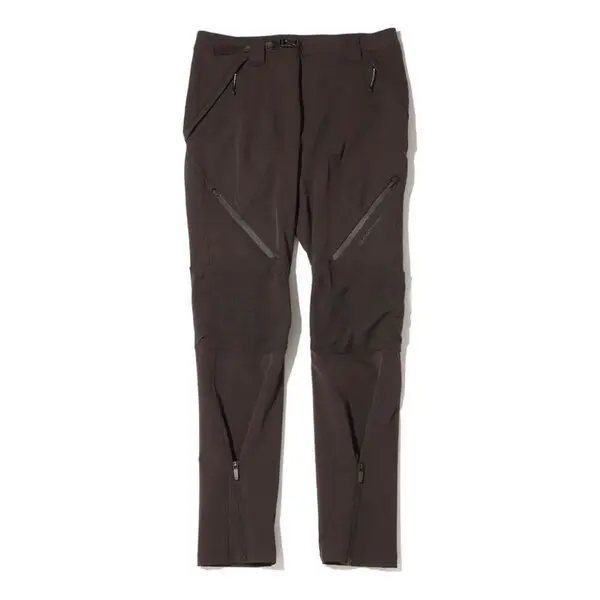 Nike X Travis Scott Zipper Pocket Straight Pants - Brown