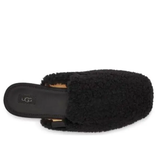 UGG Janaya Mule Textured Sheepskin Slip-on - Black