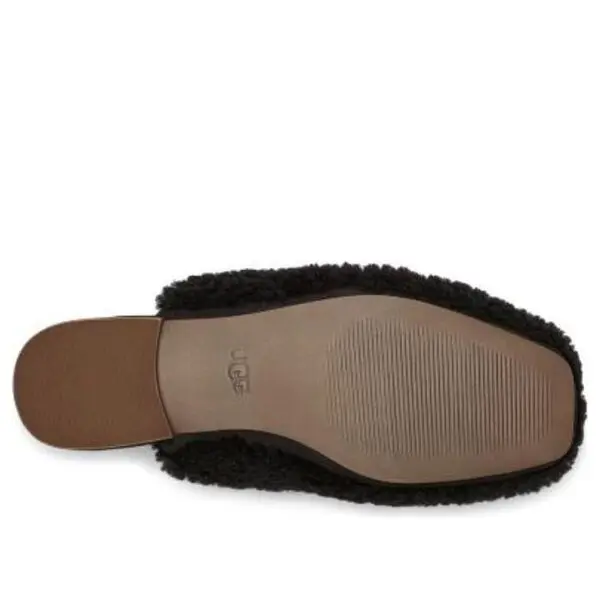 UGG Janaya Mule Textured Sheepskin Slip-on - Black