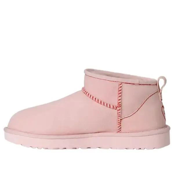 UGG Classic Ultra Mini Boots With Heart Detail - Rosetta