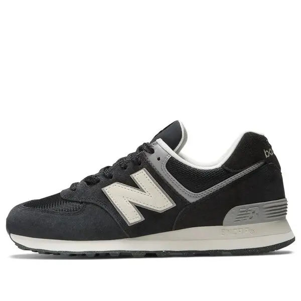 NEW BALANCE 574 Low Top Sneakers - Black/white/gray