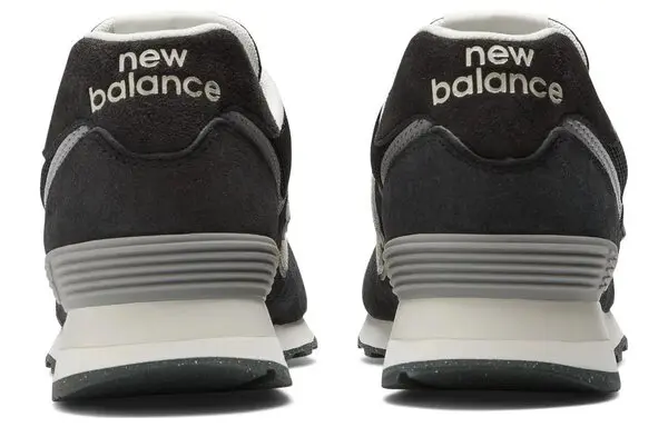 NEW BALANCE 574 Low Top Sneakers - Black/white/gray