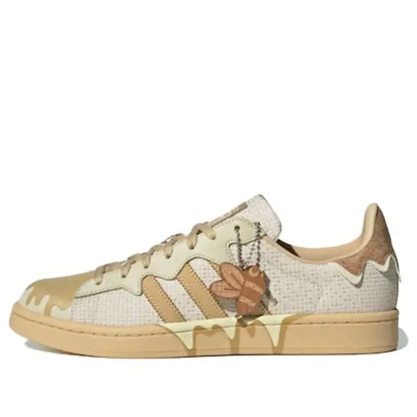 Adidas Melting Sadness X Campus Boba Sneakers - Cream/yellow