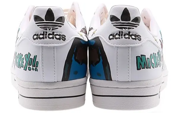 Adidas Kasing Lung X Disney X Superstar 'labubu Mickey Mouse' Sneakers