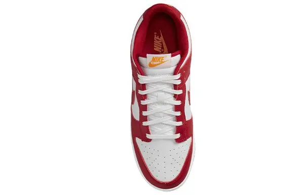 Nike Dunk Low Retro Sneakers - White/red