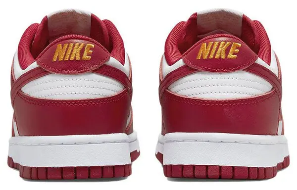 Nike Dunk Low Retro Sneakers - White/red