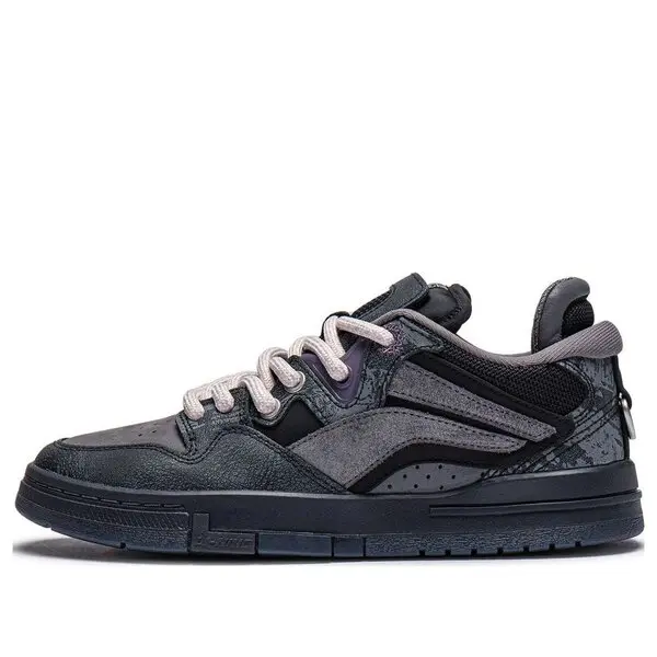 LI-NING Wave Pro X Pleasures "black Grey" Sneakers - Black/grey
