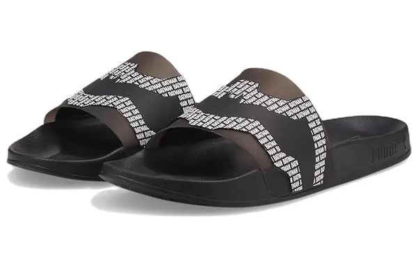 PUMA Batman X Leadcat 2.0 Slide 'black Iron Gate - Black/white