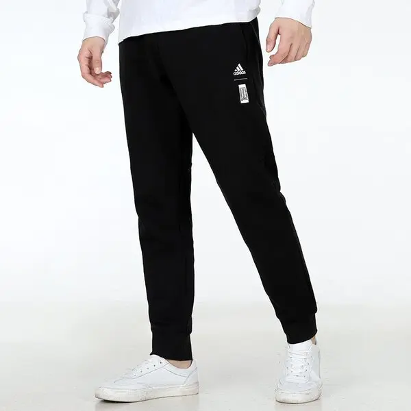 Adidas Wj Pnt Swt Martial Arts Series Logo Knit Bundle Feet Sports Pants/trousers/joggers