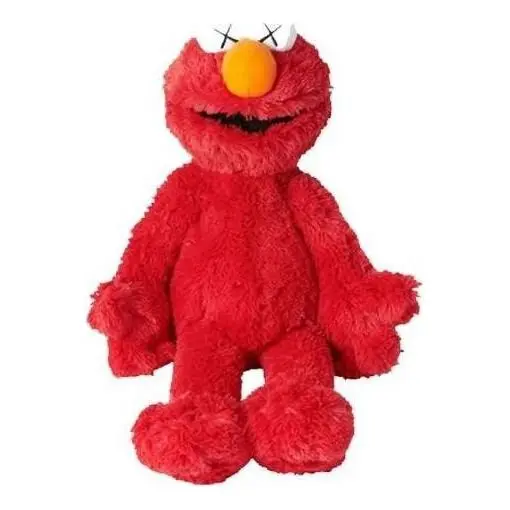 Uniqlo Kaws X Sesame Street Elmo Plush - Multi-color