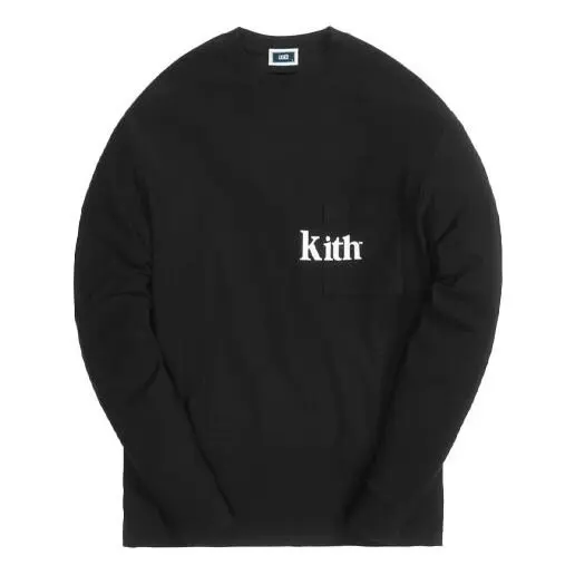 Kith Long-sleeve Quinn Tee - Black