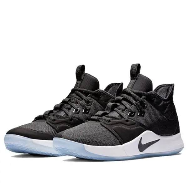 Nike Pg 3 Low Top Basketball Sneakers - Black