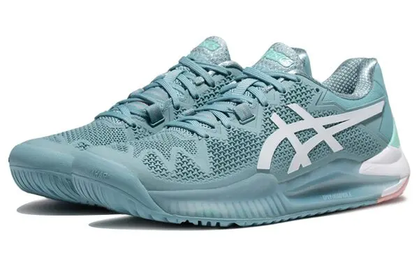 Asics Gel Resolution Athletic Tennis Shoes - Blue