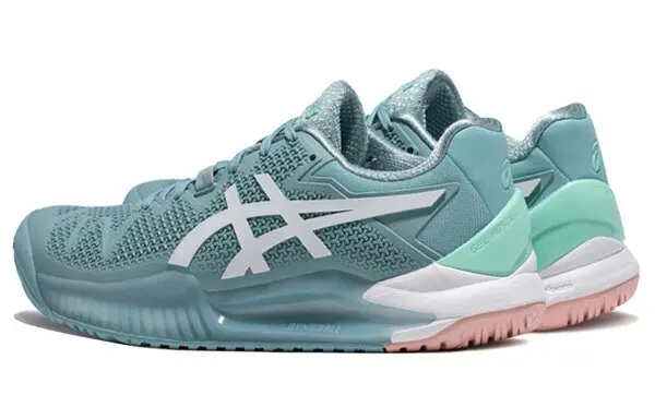 Asics Gel Resolution Athletic Tennis Shoes - Blue