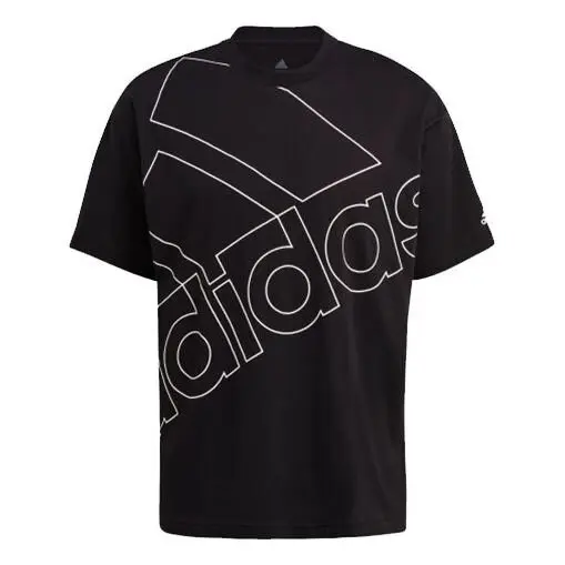 Adidas Casual Sports Round Neck Short Sleeve - Black