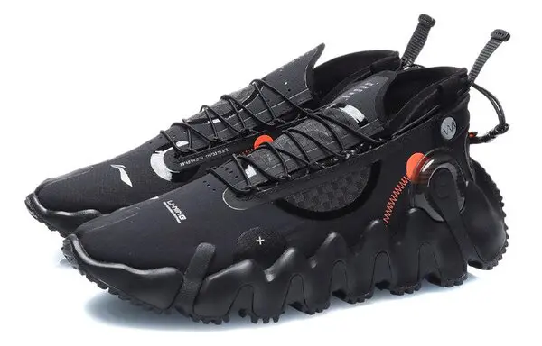 LI-NING Wuxing 2 Paris Fashion Week Sneakers - Black/orange