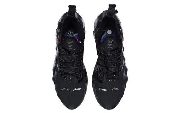 LI-NING Wuxing 2 Paris Fashion Week Sneakers - Black/orange