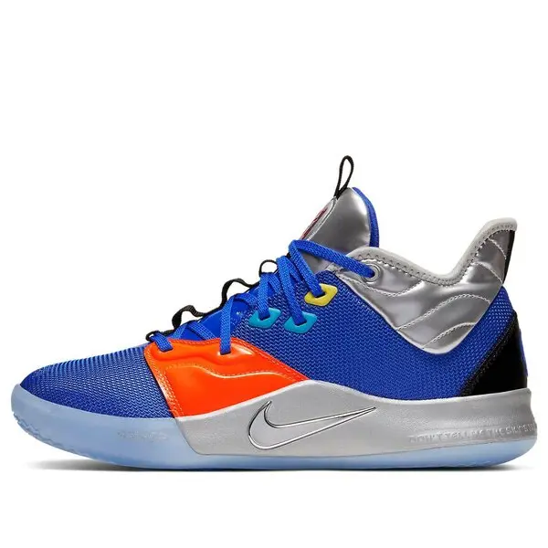 Nike Pg 3 "apollo 14" Basketball Sneakers - Blue