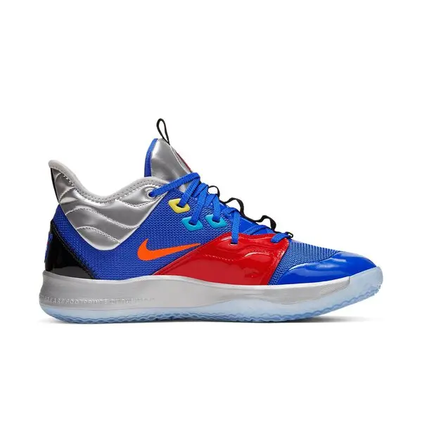 Nike Pg 3 "apollo 14" Basketball Sneakers - Blue